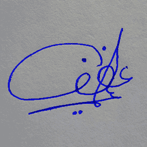 Handwritten Signature For My Name - Free Signature